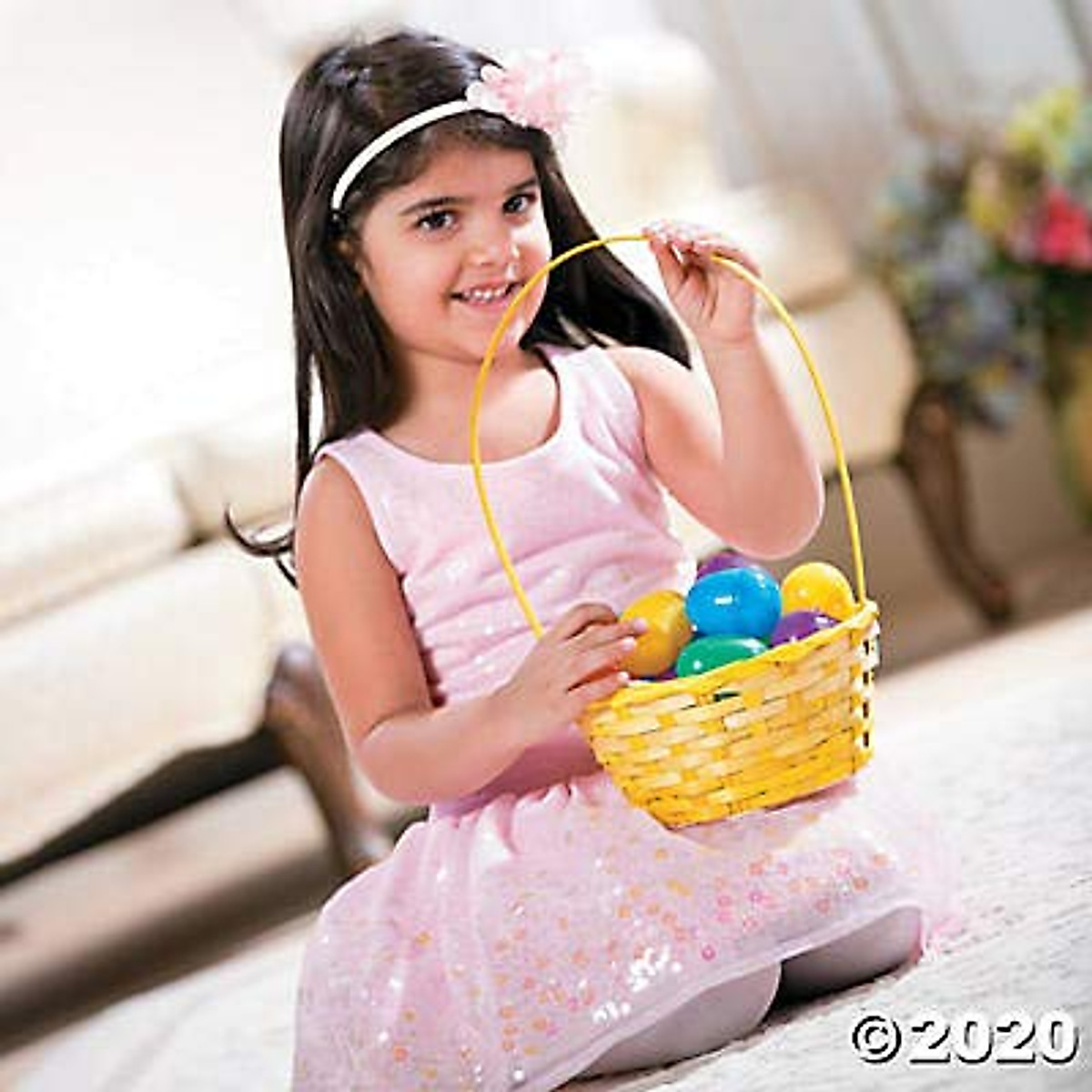 Ombre Easter Baskets (set of 12 bamboo baskets) - Easter Supplies