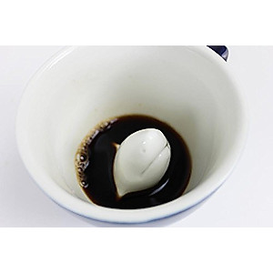 Creature Cups Shark Ceramic Cup (11 Ounce, Deep Blue Exterior) - Hidden Animal Inside Mug - Birthday, Holiday, and Housewarming Gift for Coffee & Tea Lovers