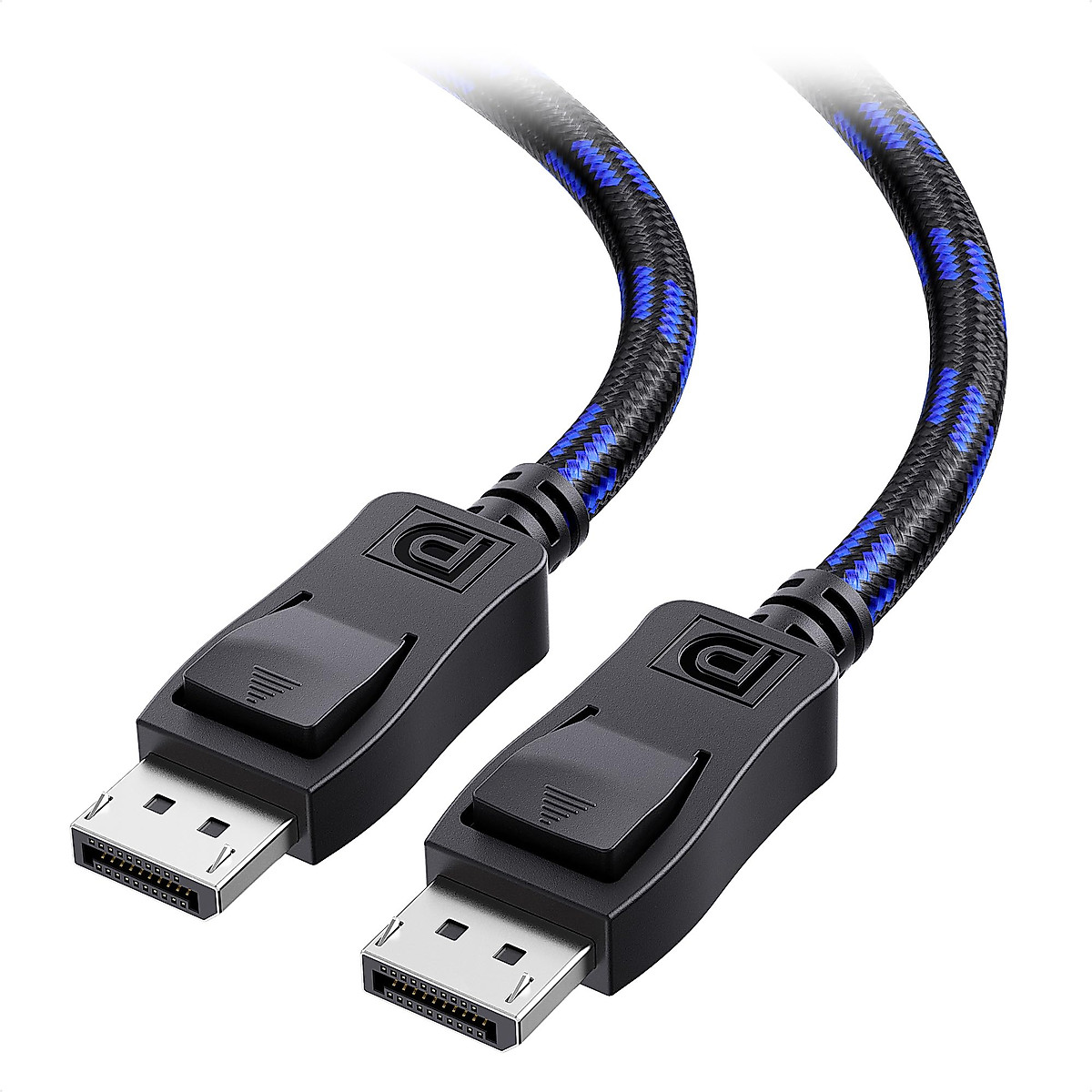 Cable Matters [VESA Certified] 6 ft 32.4Gbps Braided DisplayPort Cable 1.4, 8K 60Hz / 4K 240Hz DisplayPort 1.4 Cable with FreeSync, G-SYNC and HDR for Gaming Monitor, PC, RTX 4080/4090, RX 6800/6900