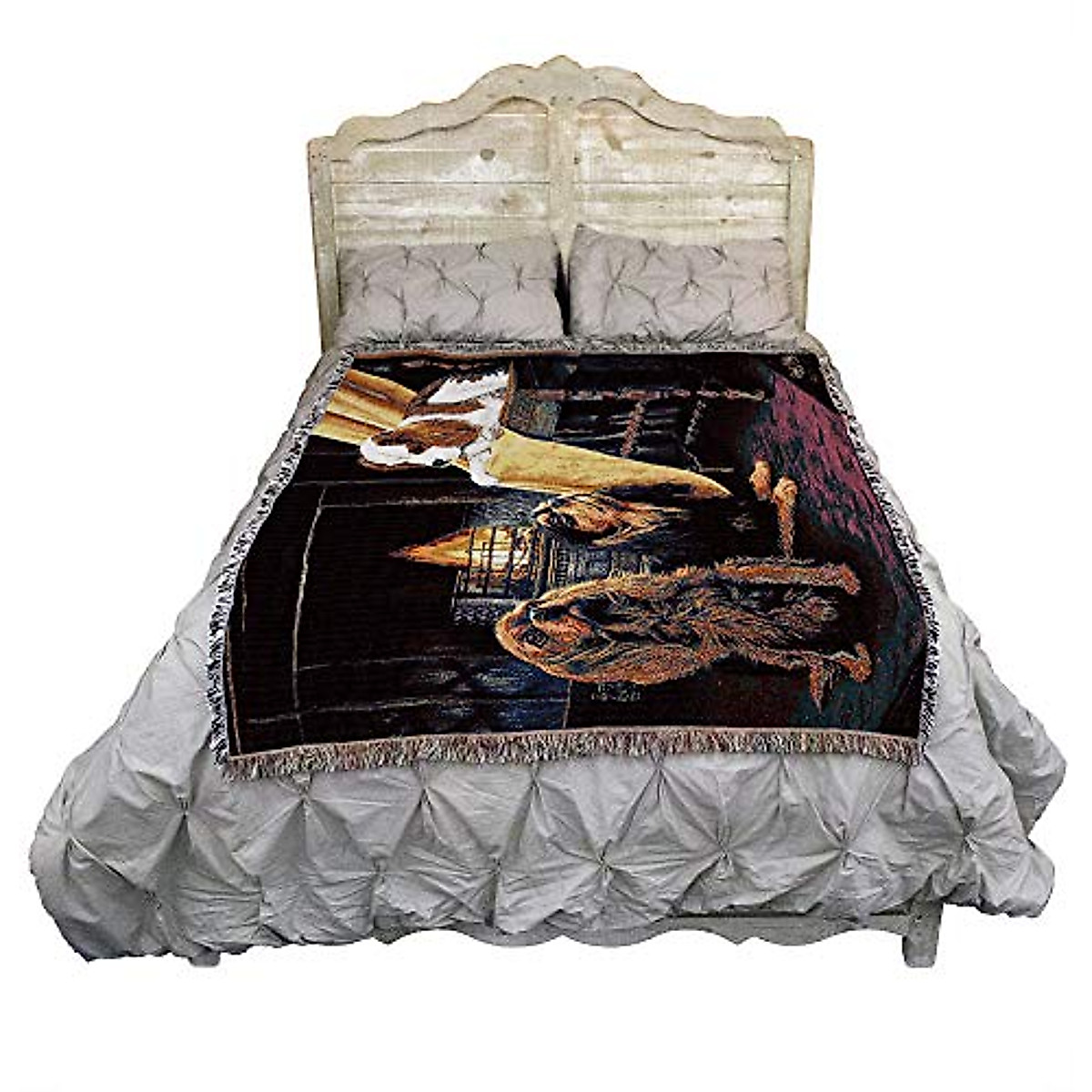 Pure Country Weavers Cavalier King Charles Spaniel Blanket by Robert May - Gift for Dog Lovers - Tapestry Throw Woven from Cotton - Made in The USA (72x54)