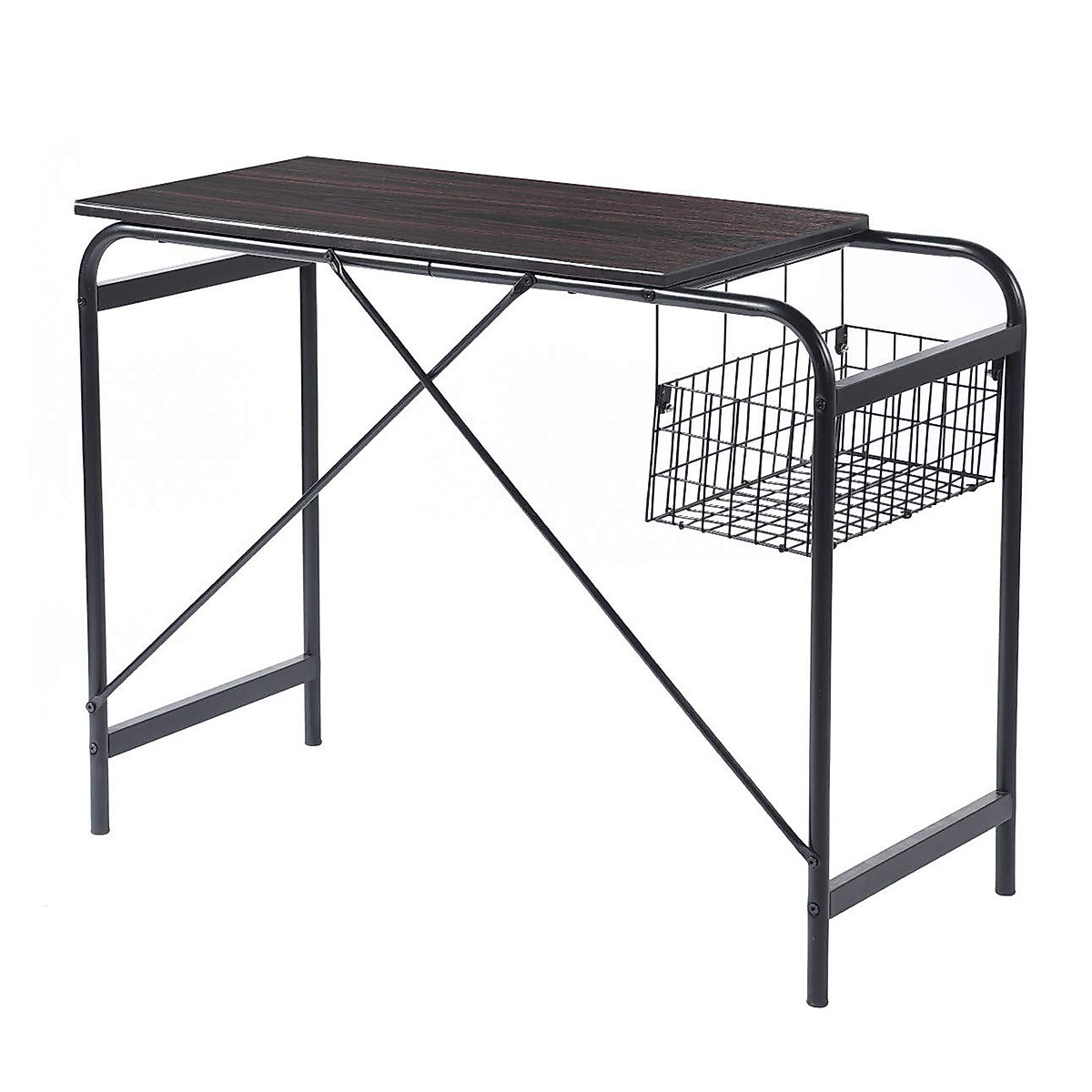 Modern Writing Computer Desk with Storage, Simple Style Study Desk Laptop Table for Home, Office, Workstation