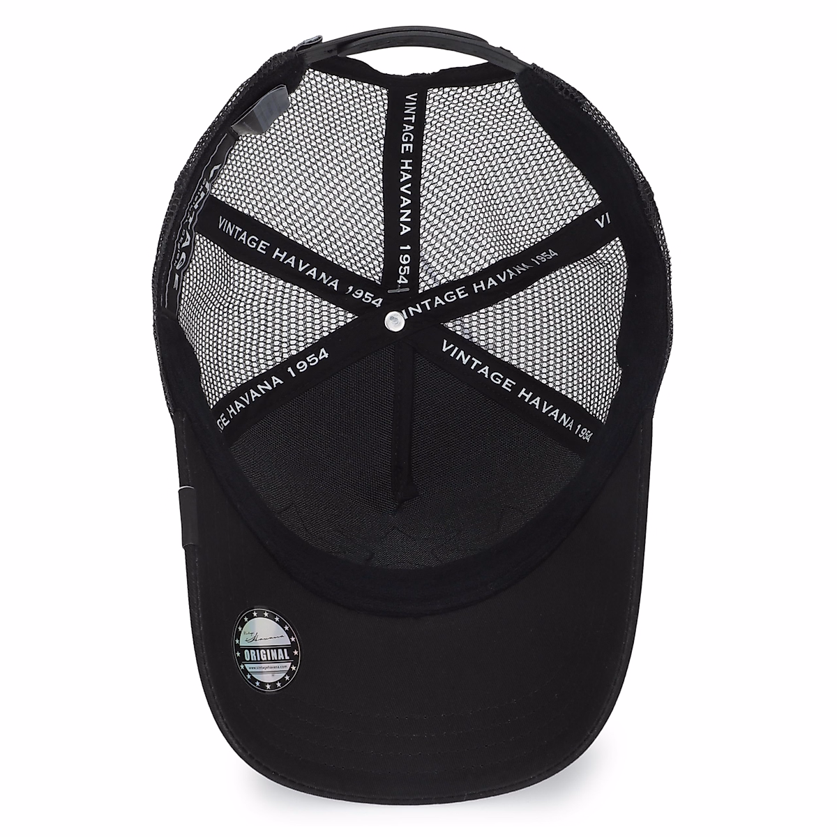 VINTAGE HAVANA Black 3 Star Trucker Hat Glitter Stars Adjustable Snapback One Size Fits Most Womens Baseball Caps