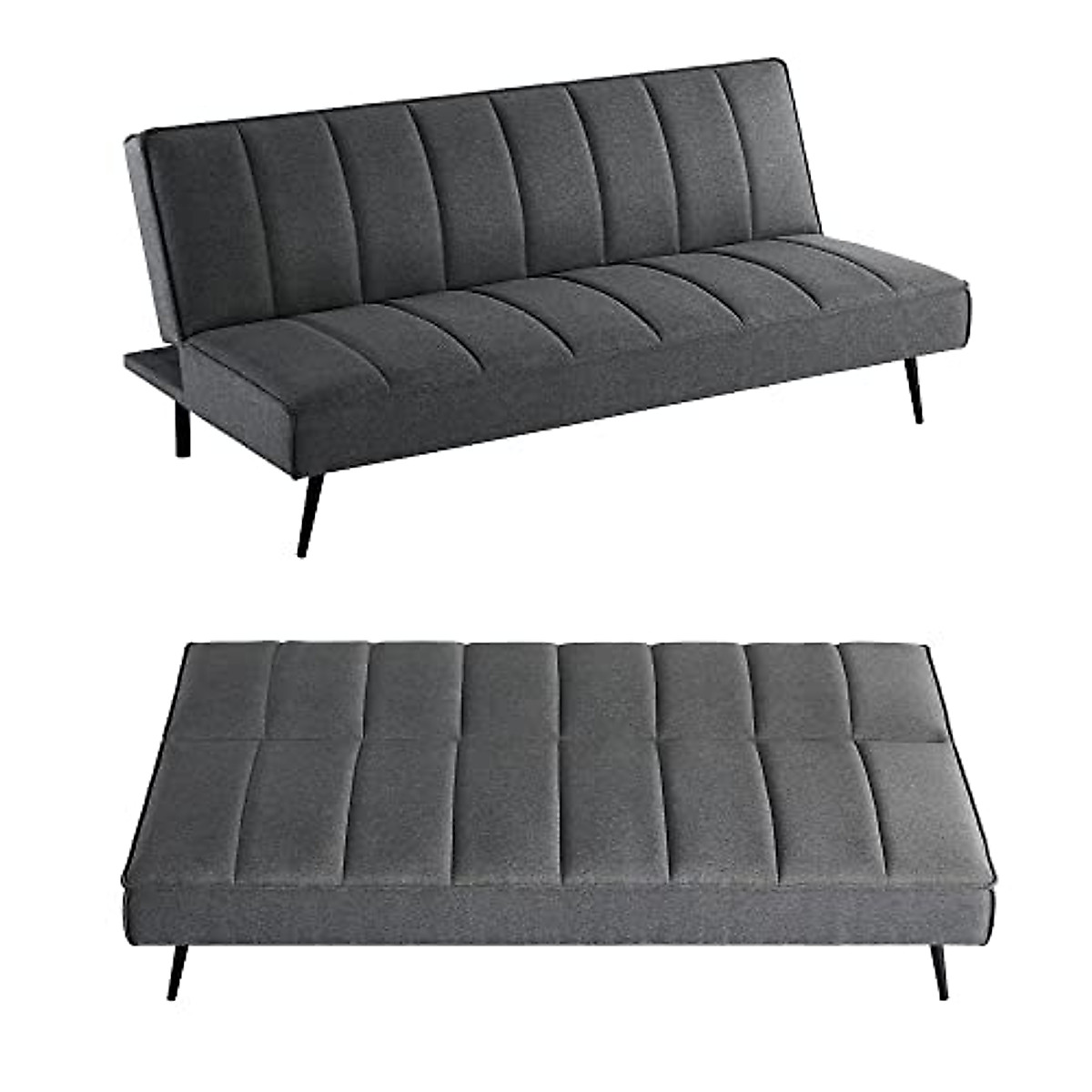 ZINUS Quinn Sleeper Sofa / Convertible Sofa / Futon / 2 in 1 Folding Sofa Bed for Apartments, Guest Rooms, and Compact Spaces