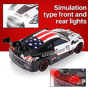 iBliver GT RC Drift Cars 1:14 Remote Control Car 35km/h Drift Vehicle 40min Playing time 4WD High Speed Sport Racing Car Gifts Toy for Adults Kids