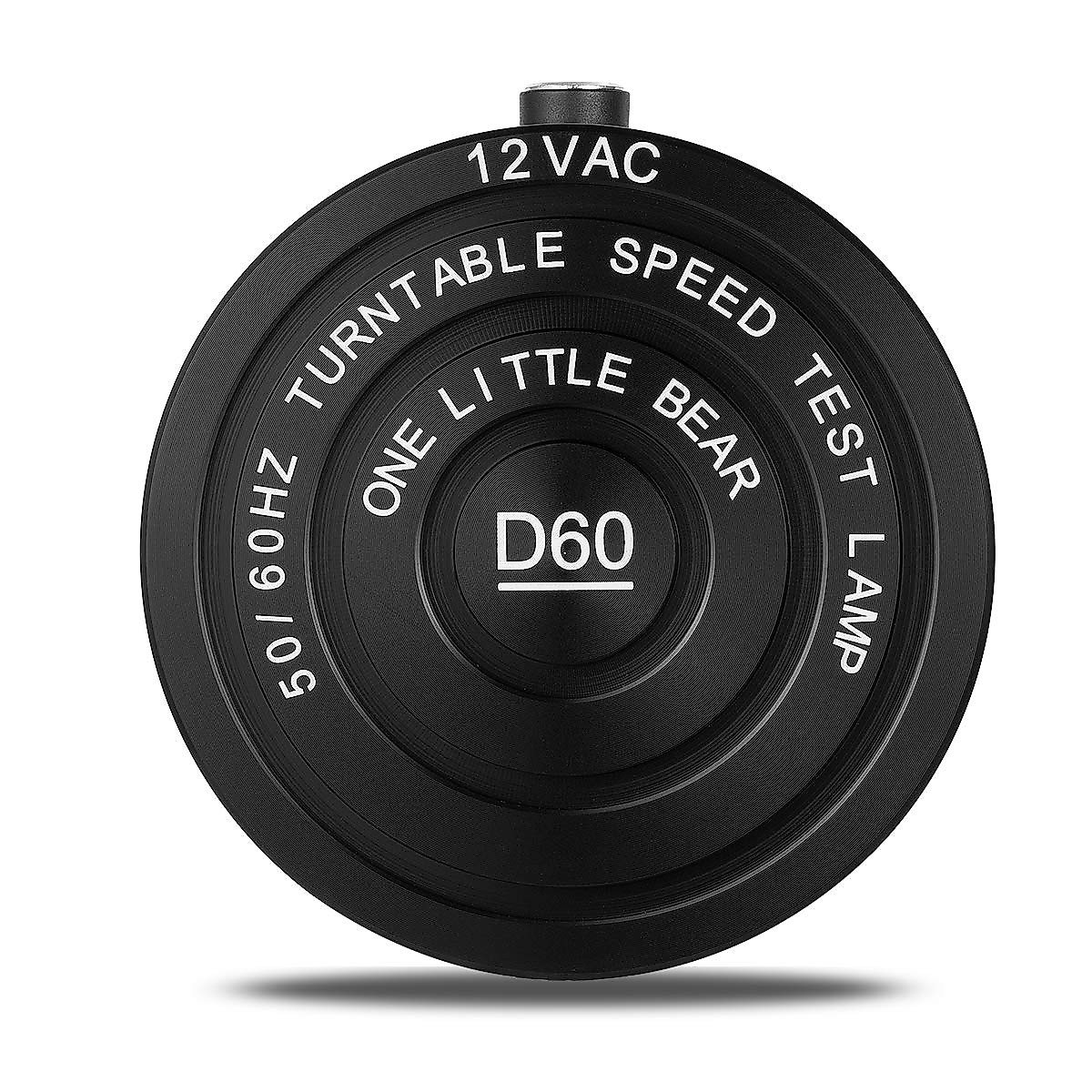 Douk Audio Nobsound D60 50 / 60Hz Stroboscopic Speed Strobe Light Tachometer Disc for Turntable LP Record Player