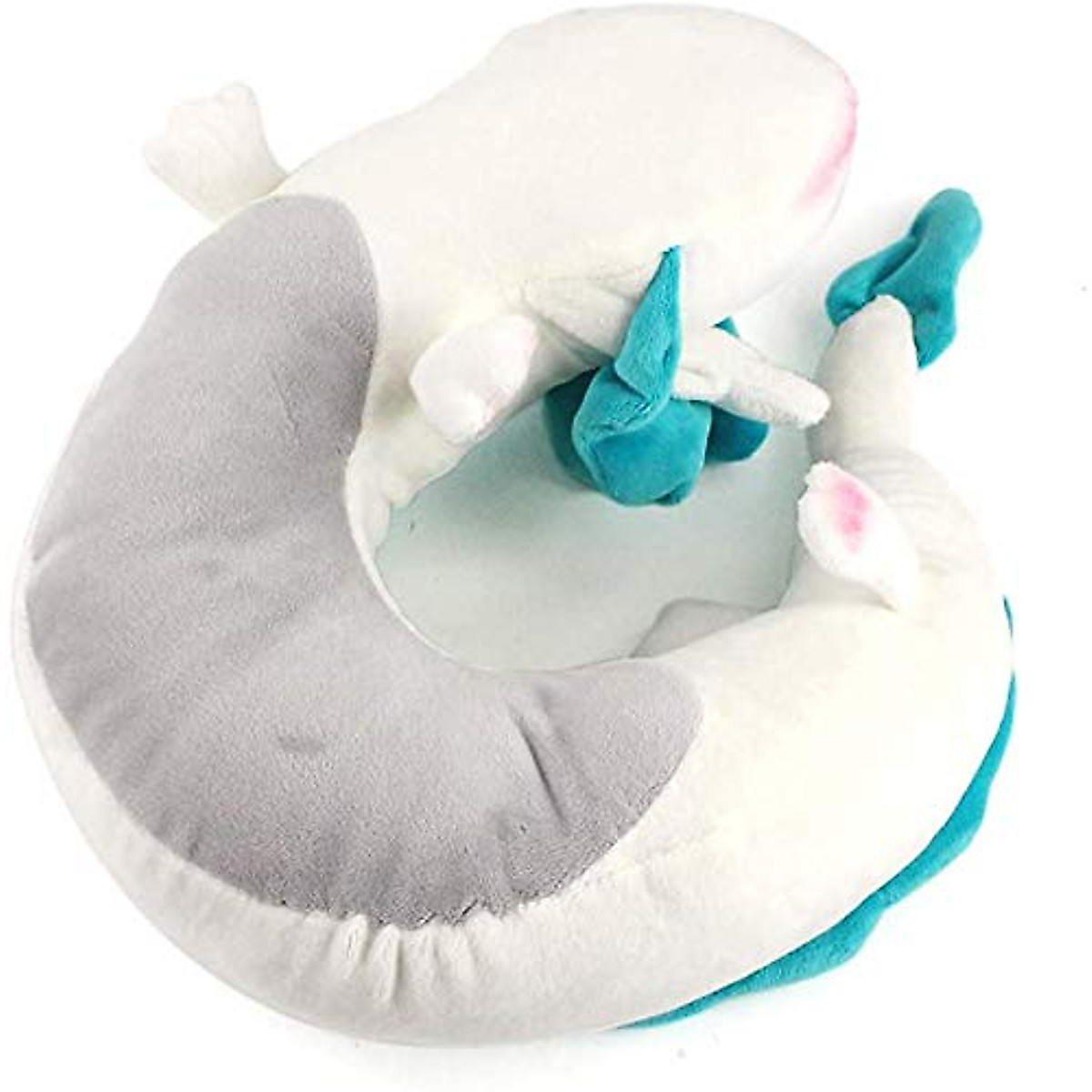 AIHANCH Dragon Neck Pillow Anime Cute Haku Dragon Pillow Anime Plush Doll Toy Kids Travel Pillows with Sleeping Eye Mask for Chrismas Birthday Gift