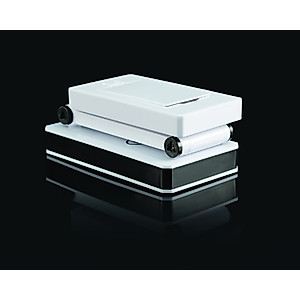 IdeaWorks JR7911 LED Desk Lamp, White with Magnifying Glass