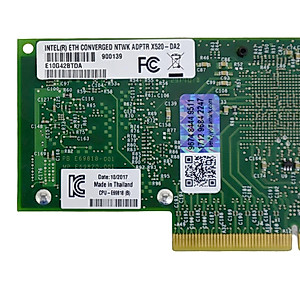 Dell XYT17 Intel X520-DA2 Dual-Port 10Gb SFP+ PCI-e Full-Profile NIC