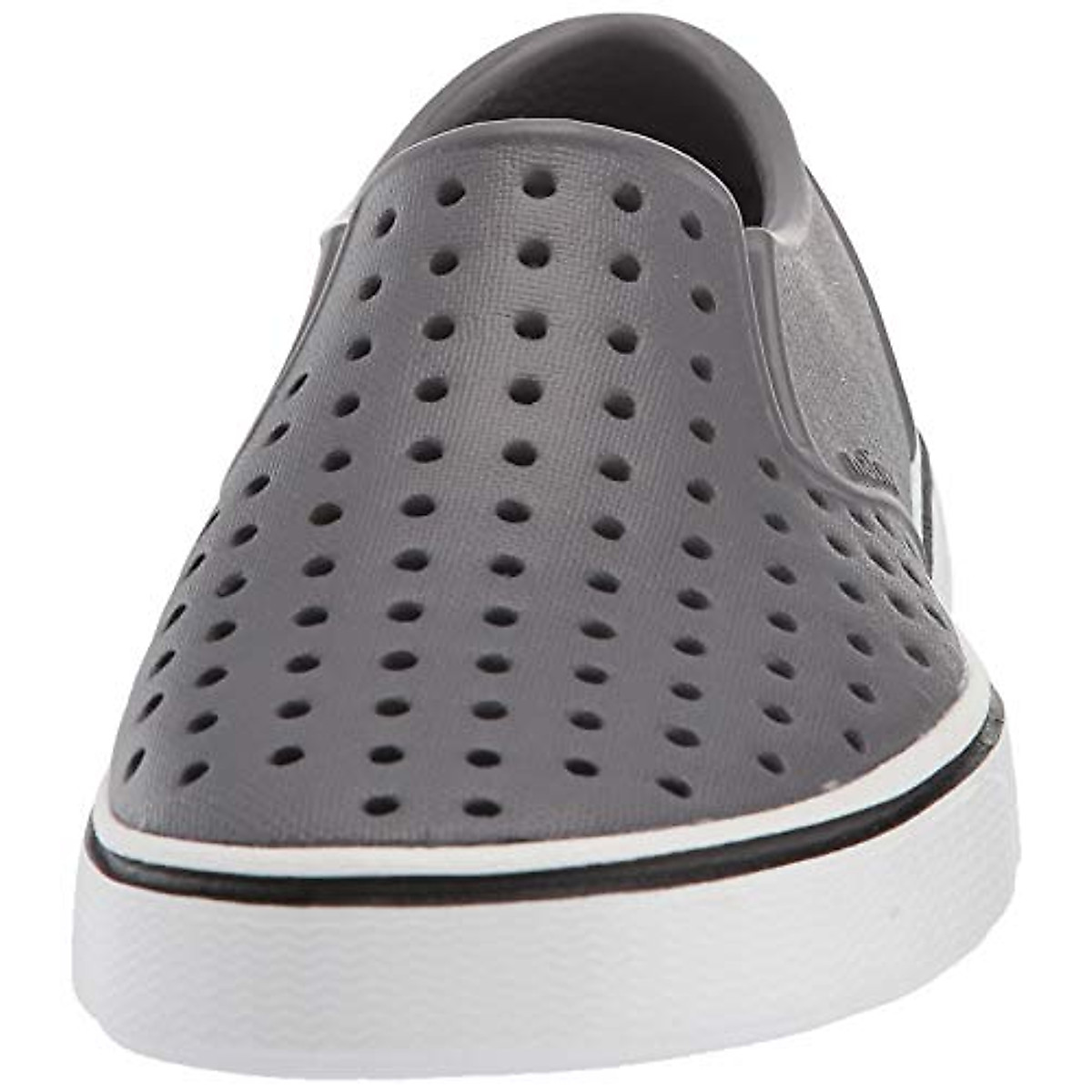 Native Shoes, Miles, Kids Shoe, Dublin Grey/Shell White, 4 M US Toddler