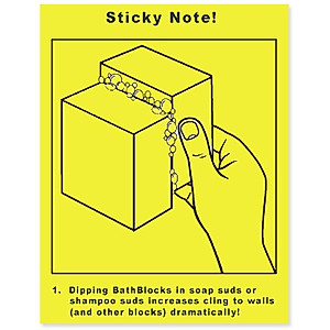 BathBlocks Just Think Toys Bathtime Consruction Building Toy - Tug Boat & Barge (22092)