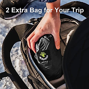 4Monster Hiking Daypack,2 in 1 Water Resistant Lightweight Backpack,Portable Fanny Pack Waist Pack for Travel Camping Outdoor (32L, Black)