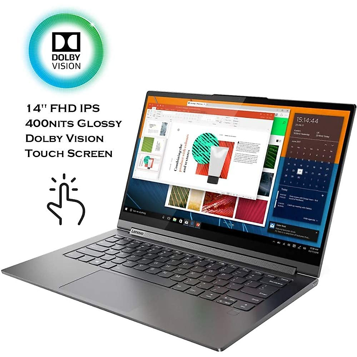 Lenovo Yoga C940 2-in-1 Ultra-Light Laptop,14" FHD 400nits Touch Display, Intel Core i5-1035G4, Thunderbolt 3,Intel Iris Plus, Pen, Webcam, Fingerprint, w/Accessories (Yoga C940 | 512GB)