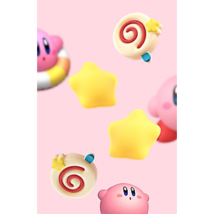 Switch Pro Controller Thumb Grips, Kirby Thumb Grip Caps Compatible with Switch Pro Controller, PS5 Controller, PS4 Controller, Xbox Controller, etc