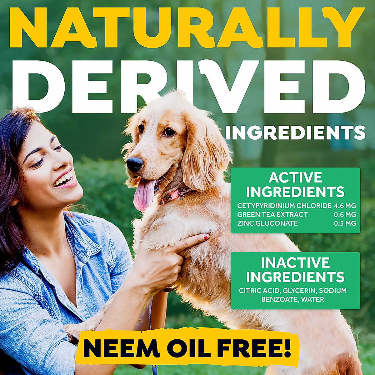 TropiClean Fresh Breath Original | Dog Oral Care Water Additive | Dog Breath Freshener Additive for Dental Health | VOHC Certified | Made in the USA | 33.8 oz. | Pack of 3