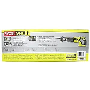 Ryobi P517 18V Lithium Ion Cordless Brushless 2,900 SPM Reciprocating Saw w/ Anti-Vibration Handle and Tool-Less Blade Changing (Battery Not Included, Power Tool Only)
