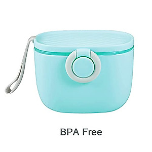 PandaEar Baby Infant Formula Dispensers Mixers| Portable Container Scoop Included| Travel Outdoor Activities (Blue)