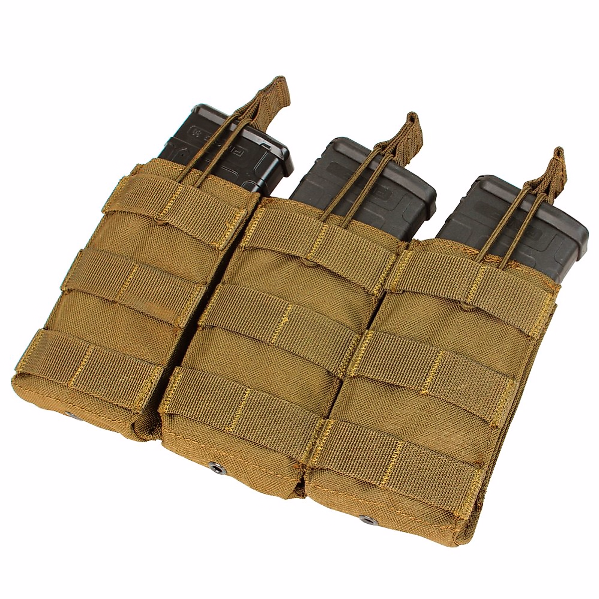 Condor Elite MA27-498 Triple M4/M16 Open-Top Mag Pouch Coyote Brown