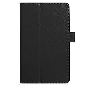 for Amazon Kindle All New Fire 7 SR043KL 7th/9th Generation Smart Cover,Ultra Slim Folio Stand Leather Case Cover for Kindle Fire HD7 7" (2017/2019 Release) (Li-Black)