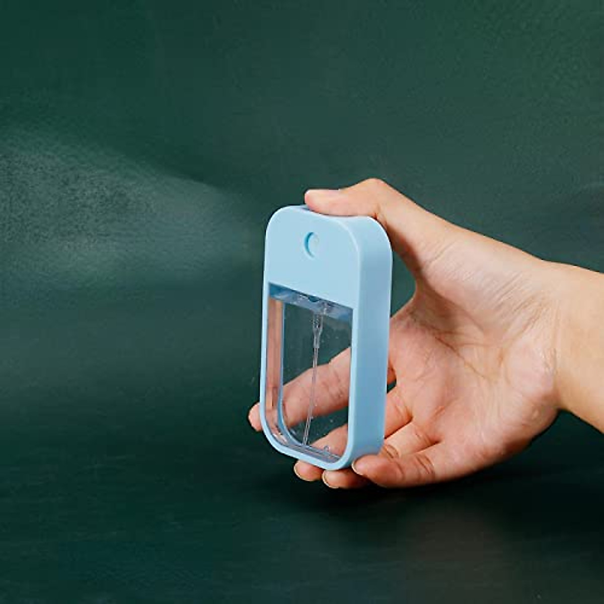 Perfume Refill Bottle, Portable Mini Hand Sanitizer Alcohol Refill Bottle with Spray Pump Cosmetic Container YW