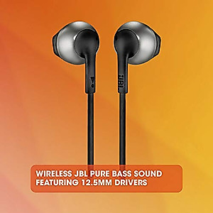 JBL TUNE 205BT - In-Ear Wireless Bluetooth Headphone - Black