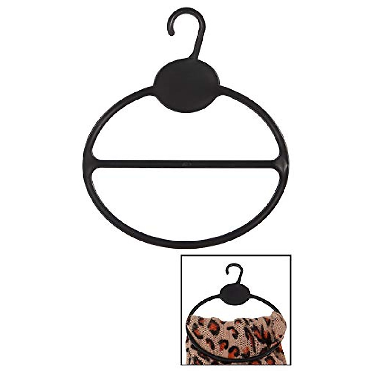 Black Scarf Hanger - Pack of 50