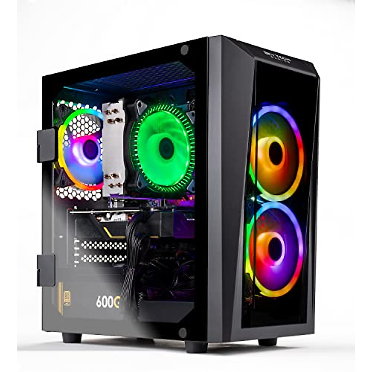 Skytech Gaming Blaze II Gaming PC Desktop – Intel Core i3 10105F 3.7 GHz, GTX 1650, 500GB SSD, 16G DDR4 3200, 600W Gold PSU, AC Wi-Fi, Windows 10 Home 64-bit