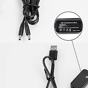 BARCHI HEAT 7.4V 2200MAH Rechargeable Battery Charger, US Standard USB Charger Accessories USB Charging Cable for Heated Gloves,Socks,Hats