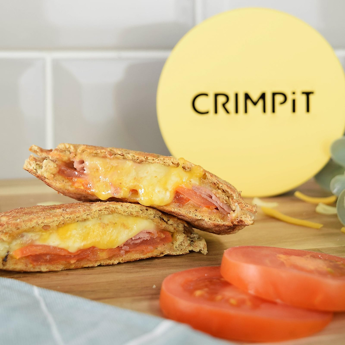 The CRIMPiT - A toasty snack maker - Make toasted snacks in minutes - Quick and easy toasted snacks at home - Made in the USA