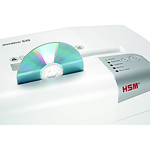 HSM shredstar S25 Strip-Cut Shredder; Shreds Up to 25 Sheets; 6.9-Gallon Capacity Shredder, White