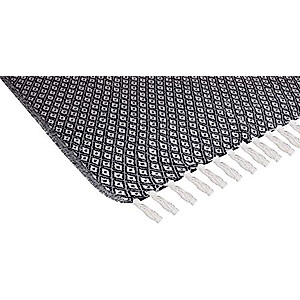 Throw Blanket for Couch in Black and White Mini Diamond 48" x 60" - All Seasons Lightweight Cozy Soft Blankets & Throws for Bed and Sofa - 100% Cotton with Fringe