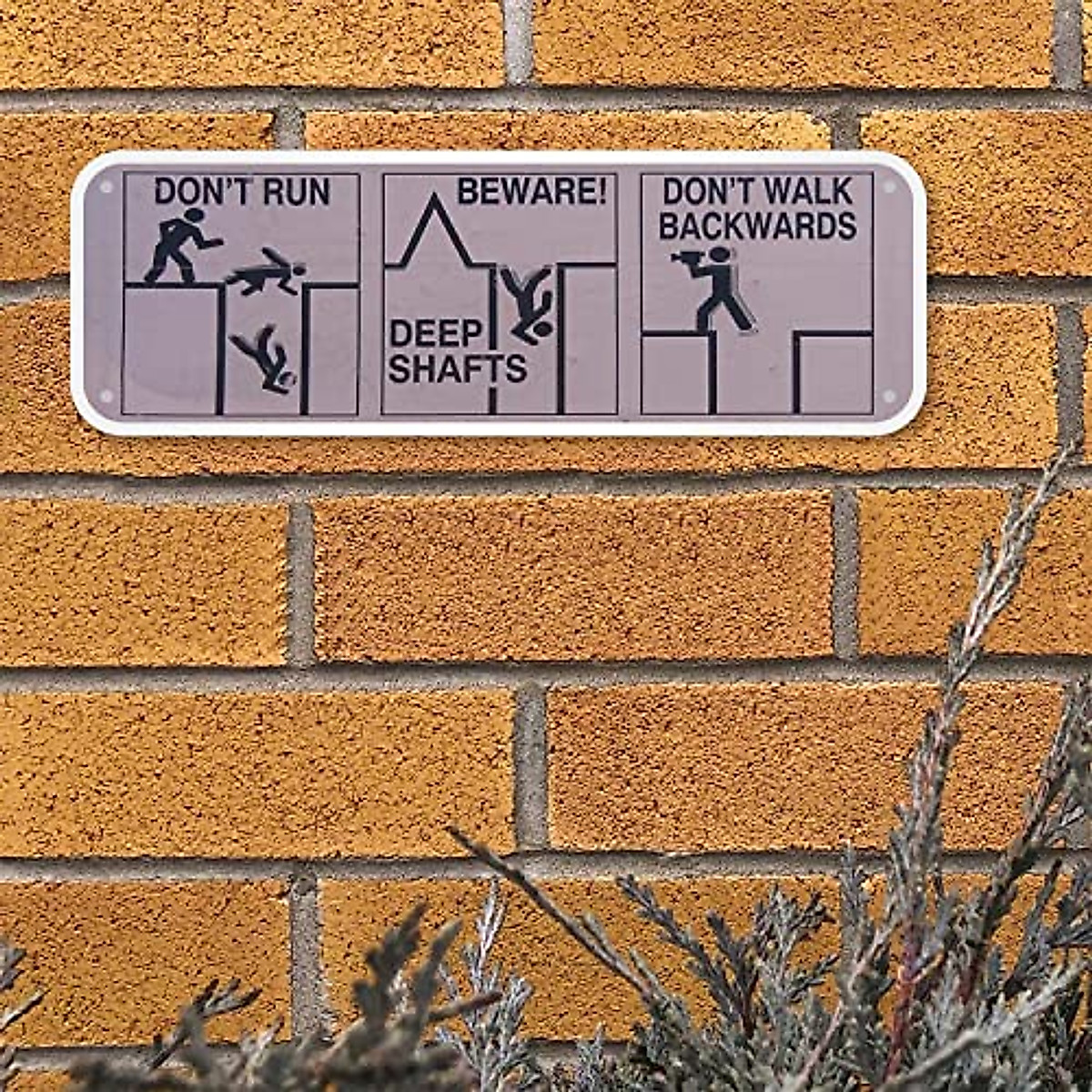 Danger Floating Shelves for Wall Decor Wall Decorations 16"x 4"