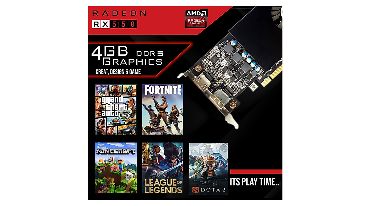 TechMagnet Gaming Desktop PC - Intel i5, 16GB RAM