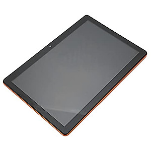 Cuifati Tablet, 10.1 in Android9.0 2GB+32GB Type‑C Interface Eight Core Tablet, 100‑240V IPS WiFi 3G Fast Charging Tablet PC Fit for Study Work(Orange U.S.)
