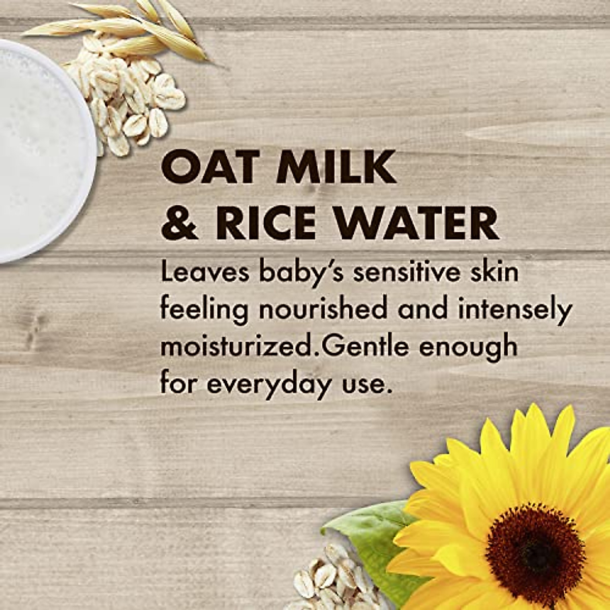 SheaMoisture Baby Wash and Shampoo, and Baby Lotion For Dry Skin and Sensitive Skin Oat Milk and Rice Water Baby Care With Shea Butter 21 oz 2 Count