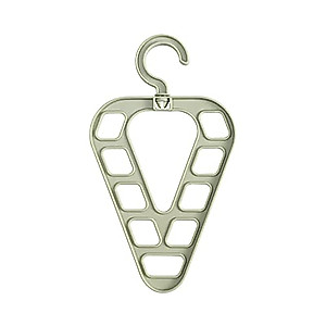 N/A 9 Hole Hanger Wardrobe Organizer Space Saving Multifunctional Clothes Hanger Wardrobe Storage Hanger (Color : Green, Size