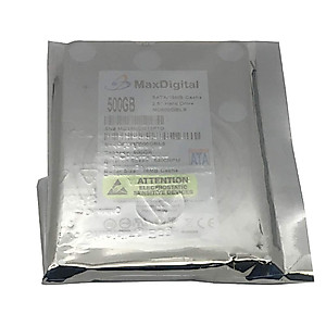 MaxDigital 500GB 5400RPM 16MB Cache SATA 6Gb/s 7mm 2.5in Notebook/Mobile Hard Drive (MD500GLSA1654S) - 2 Year Warranty
