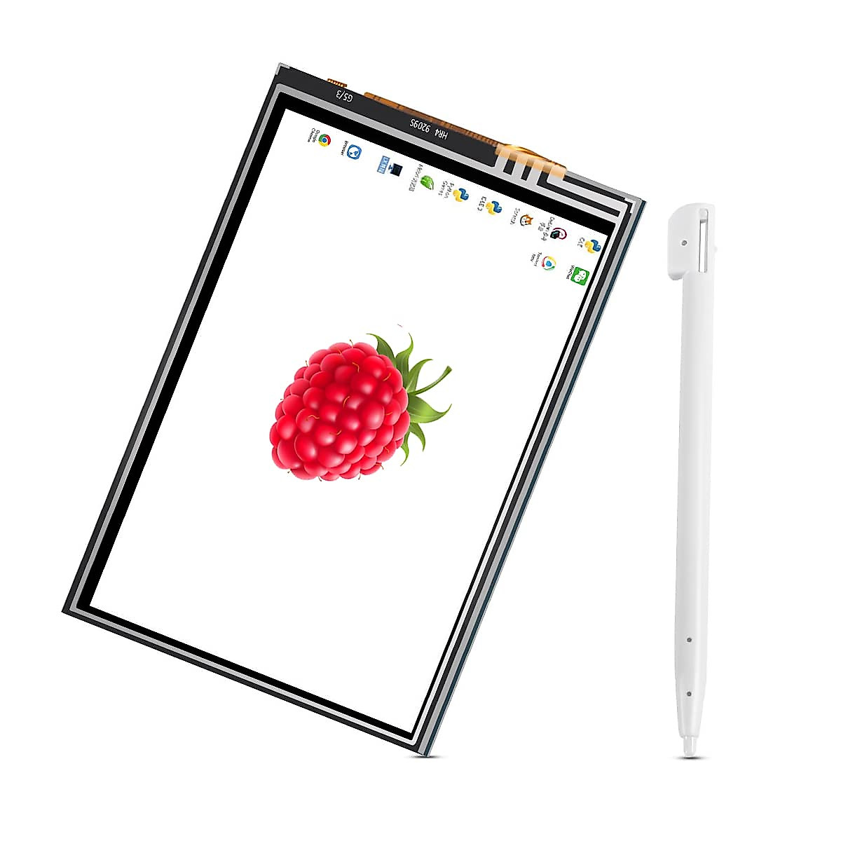 DORHEA for Raspberry Pi Display 3.5 inch TFT LCD Screen Kit, 3.5'' 480x320 Resolution TFT Touch Screen Moudle with Protective Case Touch Pen Heatsinks for Raspberry Pi 4 3 B+,Pi 3 B, Pi 2, Pi Zero