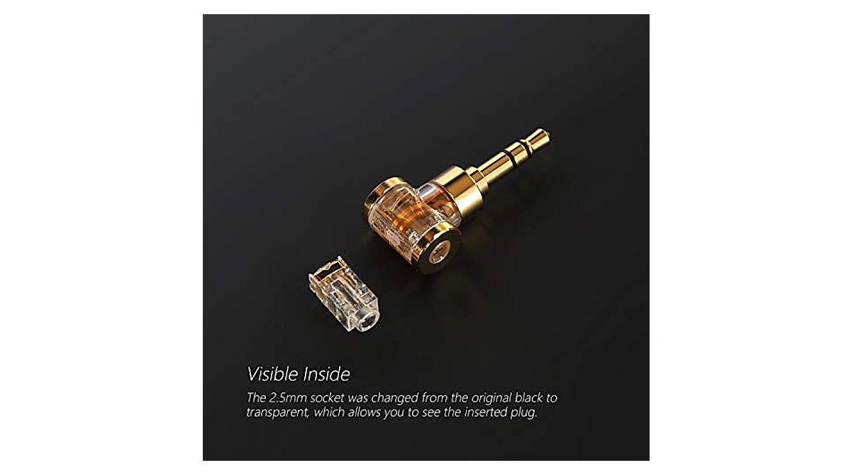 DD ddHiFi DJ44AG 2.5mm to 4.4mm Balanced Audio Adapter - Gold Plated