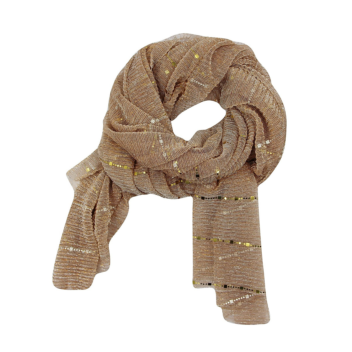 ANKOMINA Women Soft Chiffon Sequin Long Scarf Shawl Fashion Muslim Hijab Head Wrap Scarves,71x28 Inch