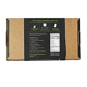 Global Grub DIY Sushi Making Kit - Sushi Kit Includes Sushi Rice, Nori Sushi Seaweed, Rice Vinegar Powder, Sesame Seeds, Wasabi Powder, Bamboo Sushi Rolling Mat, Instructions, Makes 48 Pieces