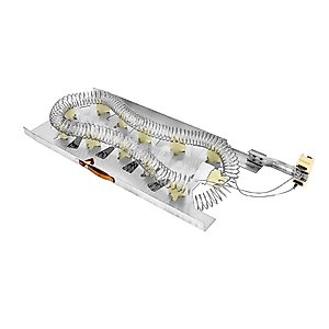 Dryer Heating Element Replace For Whirlpool Duet LTE6234DQ2 LT5004XTW1 LT7000XTF0 LT7000XTF1 LT7000XTG0 LT7000XTG1 LT7000XTM0 LT7000XTM1 LT7000XTN0 LT7000XTN1 LT7000XTW0 LT7000XTW1 With Thermostat