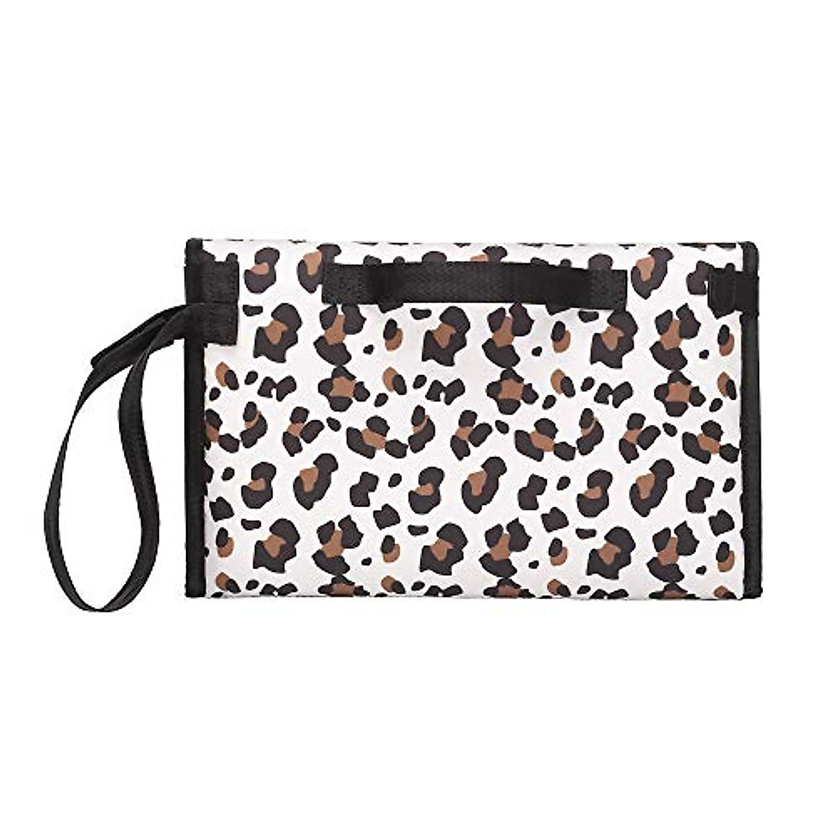 Petunia Pickle Bottom Nimble Diaper Clutch | Compact Clutch with Fold-Out Changing Pad | Diaper Clutch | Small Baby Diaper Bag | Stylish Diaper Clutch for On-The-Go Moms and Dads | Moon Leopard