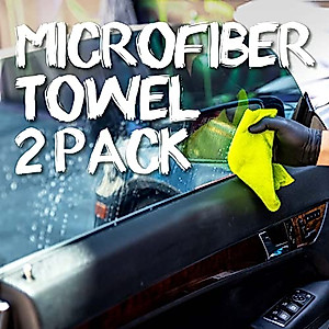 Pilot Automotive Voodoo Ride Microfiber Towels 2 Pack, Yellow