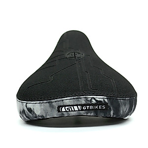GT Bicycles 2019 Pivotal BMX Bicycle Saddle - Black/White - GP7107U24OS