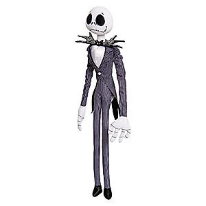 Disney Tim Burton's Nightmare Before Christmas 16-Inch Tall Jack Skellington Plush, Stuffed Toys for Kids, by Just Play