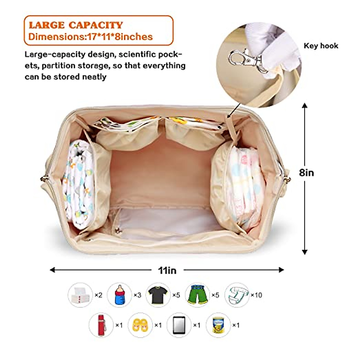 Limhoo Diaper Bag Backpack for Men Dad, Waterproof Large Canvas Camo Nappy Bags, Baby Care Bag (New Camouflage)