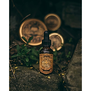 THE VINTAGE GROOMING CO. Death Grip Extra Strong Mustache Wax and Night Fury Mustache Wax Remover Oil Set