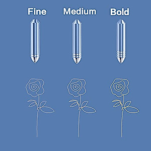 Diosun Foil Transfer Tool,Including 3 Tips-Fine,Medium and Bold for Stunning Foil-Perfect for Maker and Explore Machines