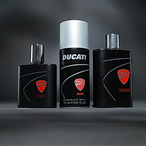 DUCATI Fragrance for Men - Aromatic Fougere Scent - Opens with Tangerine and Bergamot Notes - Blended with Lavender - For Intense and Bold Men Looking to Exude Style - 3.4 EDT Spray