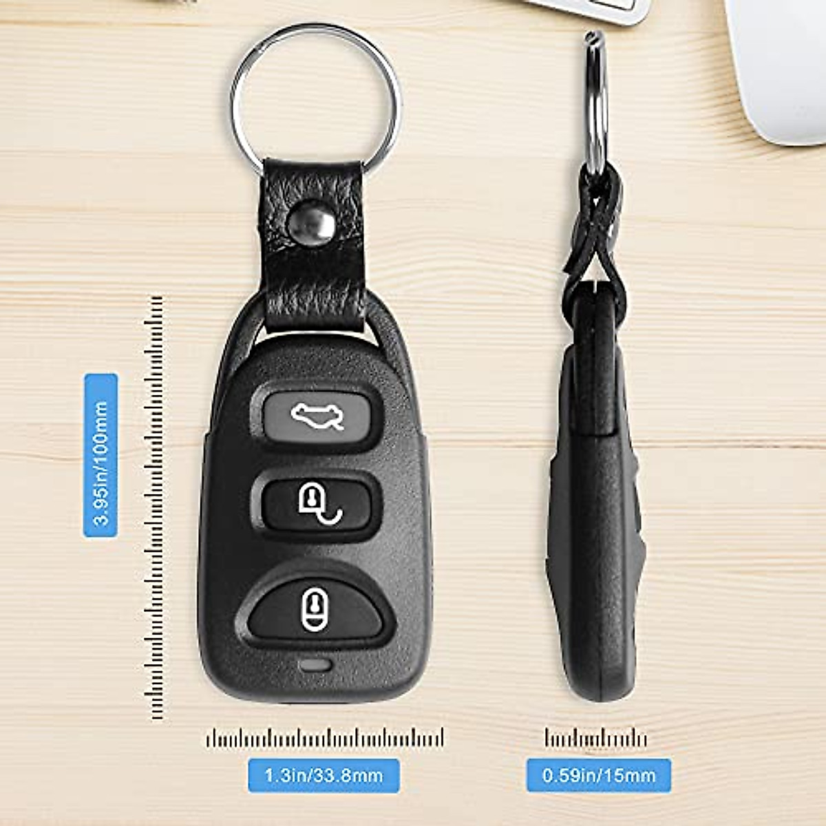 VOFONO Fits for Car Key Fob Keyless Entry Remote Hyundai Accent 2011-2012/ Elantra 2006-2011/ Sonata 2006-2010 ( OSLOKA-310T ) Pack of 1